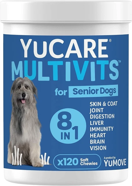 YUCARE MULTIVITS SUPPLEMENT for Senior Dogs | 8-In-1 Daily Vitamins for ...