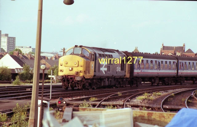 ORIGINAL RAILWAY PHOTOGRAPHIC negative Class 37 37431 at Brsitol £2.50 ...