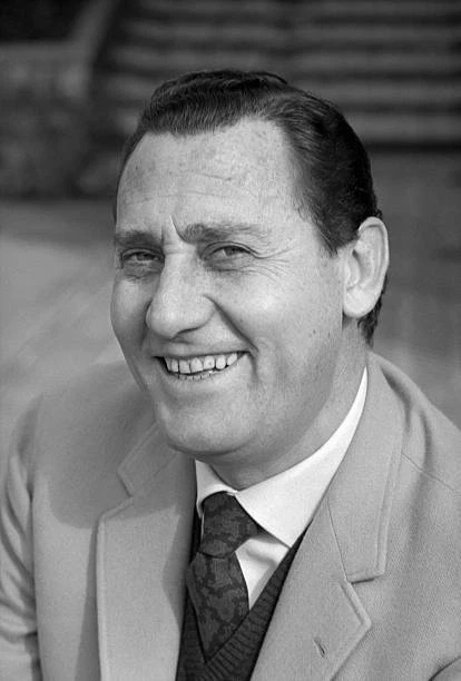 ITALIAN ACTOR AND Director Alberto Sordi at his house in Rome 1967 OLD ...