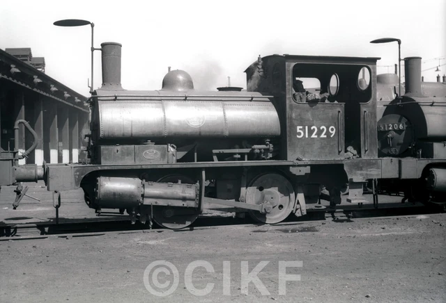 RAILWAY B/W Negative 6x9cm LMS 51229 Bank hall, c1950's. £6.44 ...