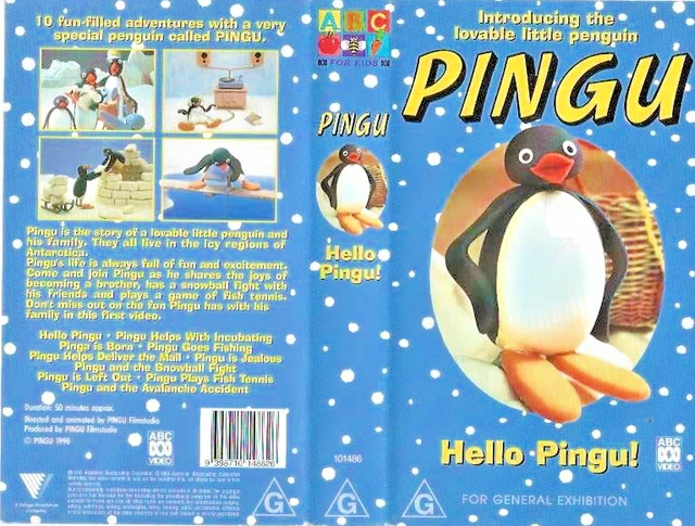 PINGU HELLO PINGU Vhs Video Pal~ A Rare Find $59.90 - PicClick AU