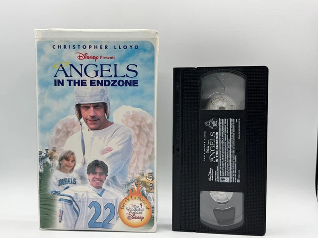 DISNEY ANGELS IN the Endzone (VHS Clamshell, 1998) TESTED & WORKING £2. ...