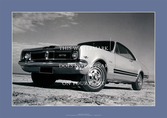 HOLDEN HT MONARO GTS 350 A2 Art Print – 1969 V8 Sports Coupe – 59 x 42 ...