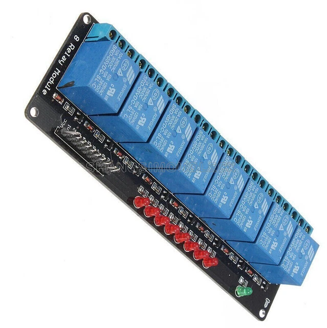 8 CHANNEL 5V Relay Module Shield for Arduino Uno Meage 2560 1280 ARM ...