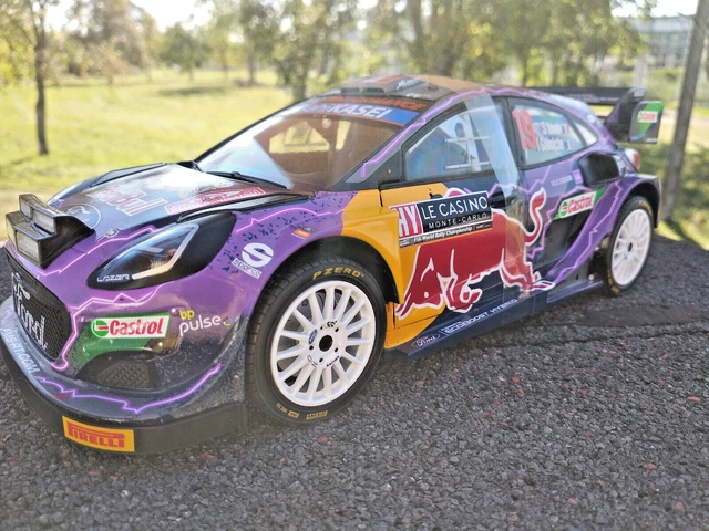 FORD PUMA RALLYE Monte Carlo 2022,night version , Sébastien Loeb ...