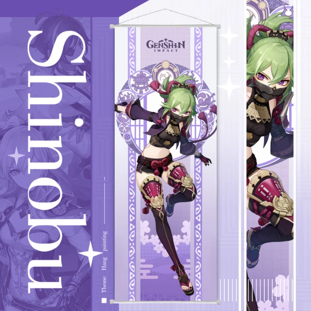 GENSHIN IMPACT KUKI Shinobu Poster Anime Collection Art Otaku Gifts ...