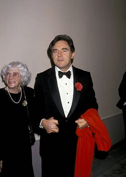 ANTHONY NEWLEY AND Mother during Birthday Tribute to Ella Fi - 1989 Old ...