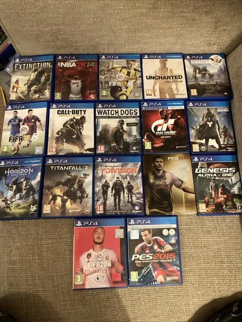 19 PS4 GAMES bundle FIFA Uncharted Collection Horizon Gran Turismo Call ...