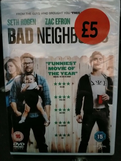 DVD BAD NEIGHBOURS (2014) Zac Efron, Rose Byrne, Neuf EUR 2,07 ...