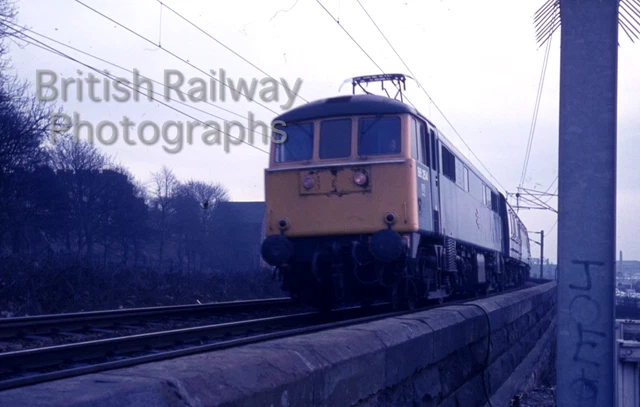 35MM SLIDE BR British Railways Electric Loco 86254 Class 86 at Carlisle ...