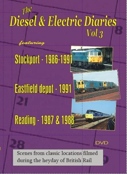 DIESEL & ELECTRIC Diaries Vol 3 DVD - BR Trains Diesels British Rail ...