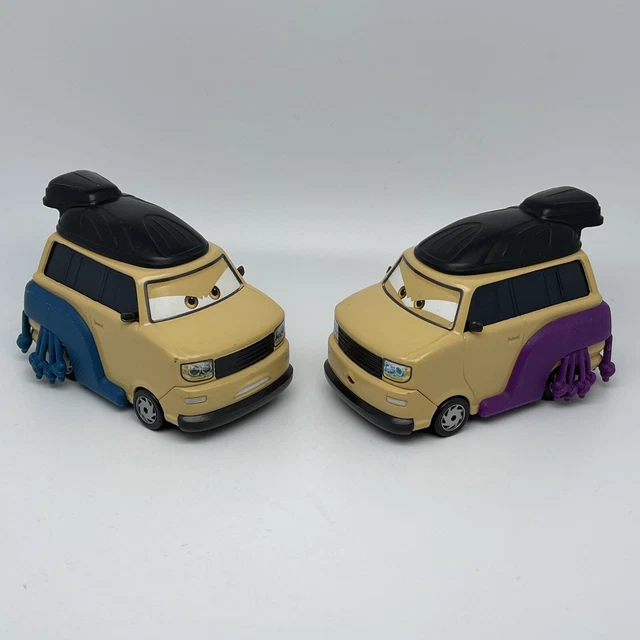 VOITURE DISNEY CARS Les Sumo PINION TANAKA & KINGPIN NOBUNAGA Diecast ...