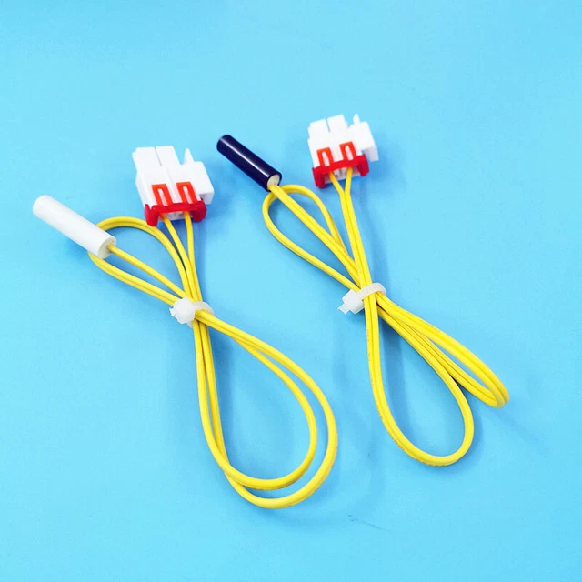 2pcs Fridge Refrigerator Defrosting Sensor Temperature 5k Probe For