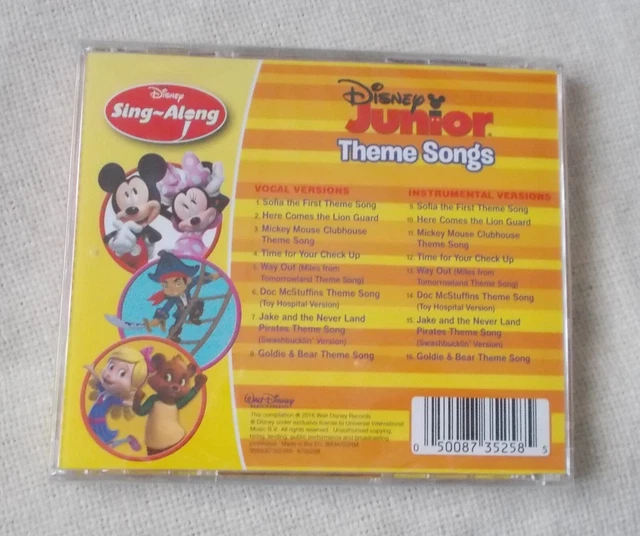 CHILDRENS CD - Disney Sing-Along - Disney Junior Theme Songs - New £6. ...