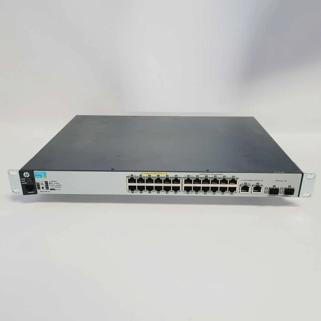 HP J9779A 2530-24G PoE+ 24 Port Managed Gigabit Ethernet Switch = $11. ...