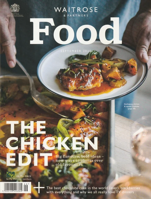 WAITROSE FOOD MAGAZINE - September 2025 - The Chicken Edit £0.85 ...