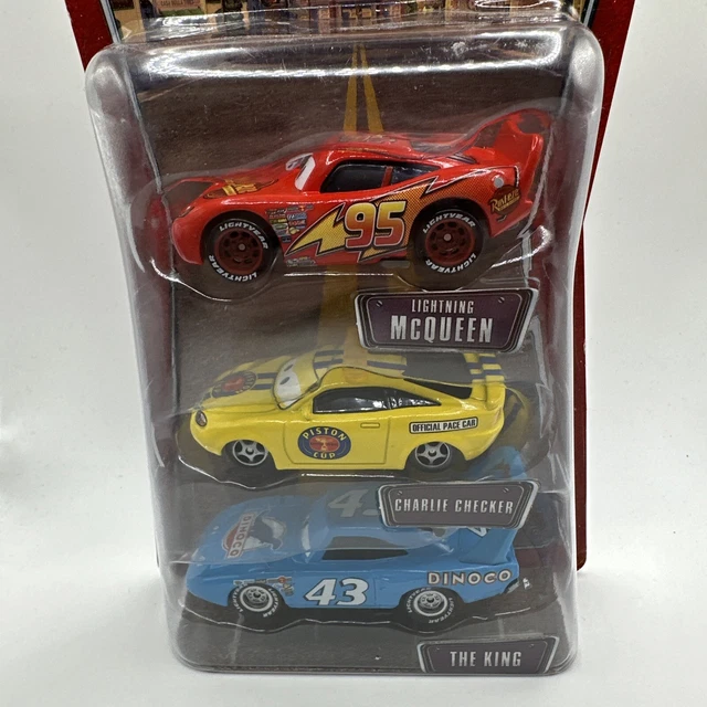 DISNEY PIXAR CARS Piston Cup Gift Pack King McQueen Charlie Checker ...