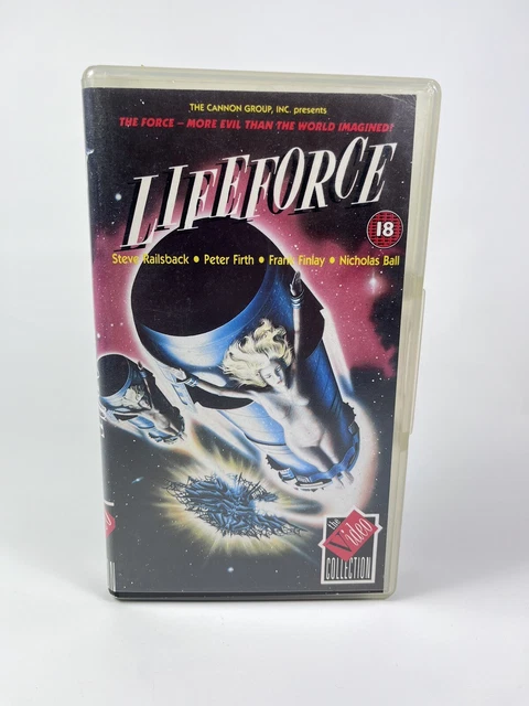 LIFEFORCE VHS, 1989 Mathilda May Steve Railsback Tobe Hopper CANNON £9. ...