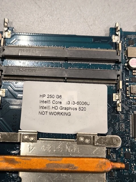 HP 250 G6 Motherboard - Non-Working, Signs of Use £6.42 - PicClick UK