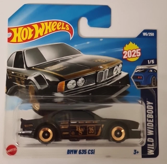 HOT WHEELS BMW 635 CSi 185/250-2025 HYW38 Hot Wheels Wild Widebody 2025 ...