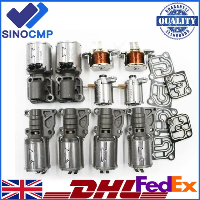 DQ500 DL501 0B5 Transmission Solenoid Set For Audi A4 A6 A7 Q5 7-Speed ...