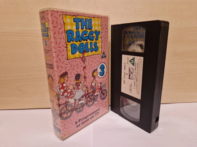THE RAGGY DOLLS 3 - As Seen on TV 5 Programmes - PAL VHS Video Tape ...