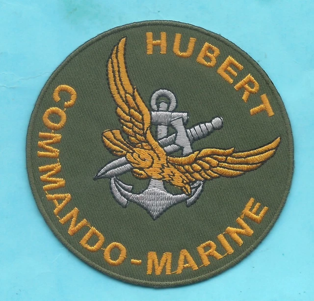 INSIGNE MILITAIRE TISSUS commando marine HUBERT EUR 5,00 - PicClick FR
