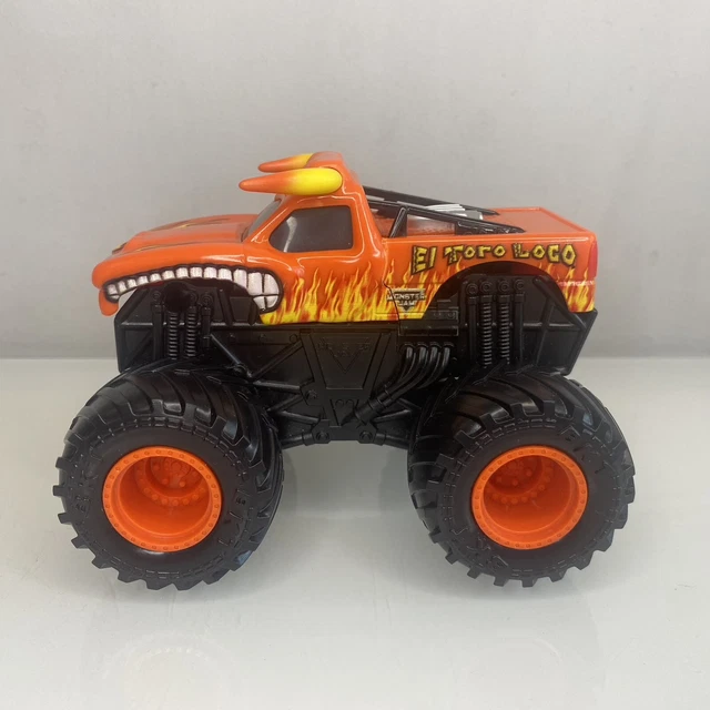 MONSTER JAM TRUCK El Toro Loco Rev ‘N Roar Friction Push & Go Car ...
