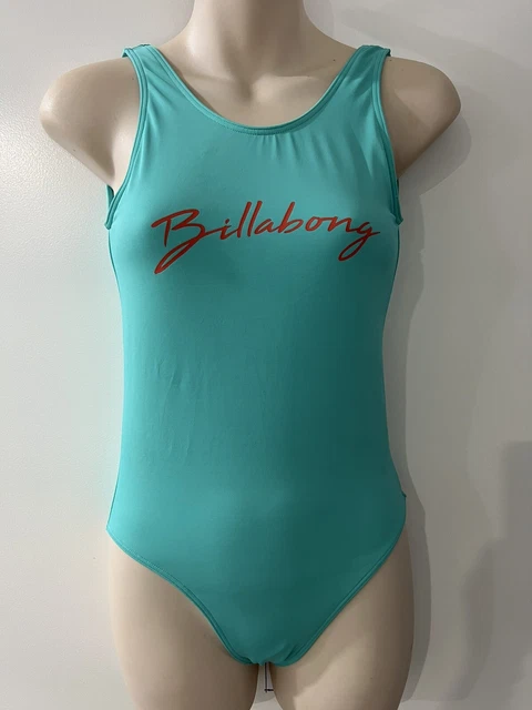 BILLABONG GIRLS ONE Piece Turquoise Swimmers Bathers Togs Size 12 $19. ...