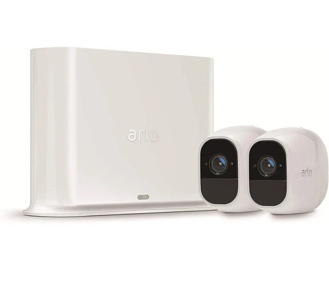 ARLO PRO 2 Wireless HD Home Security Camera System X2 base hub included ...