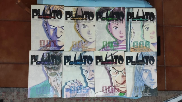 PLUTO MANGA ENGLISH Vol 1-8 COMPLETE Urasawa & Tezuka Viz Media EUR 75 ...