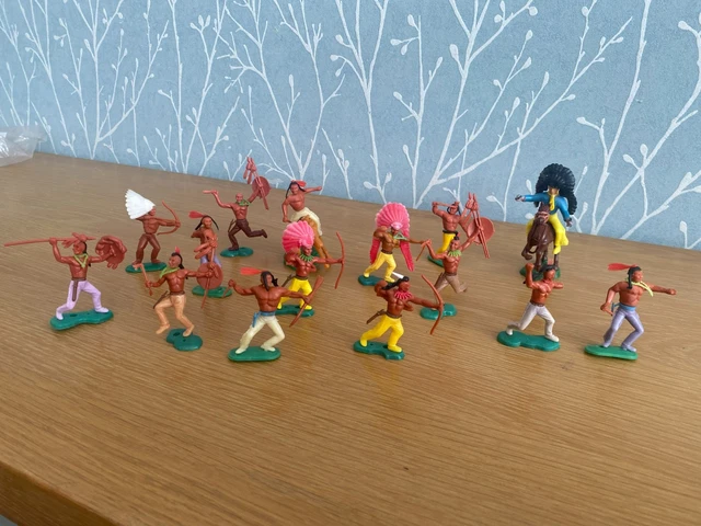 PLASTIC TOY SOLDIERS 1/32 hong kong swappet red indians £5.42 - PicClick UK