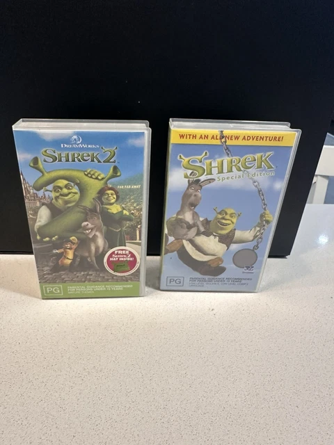VHS BUNDLE - Shrek & Shrek 2 $23.80 - PicClick AU