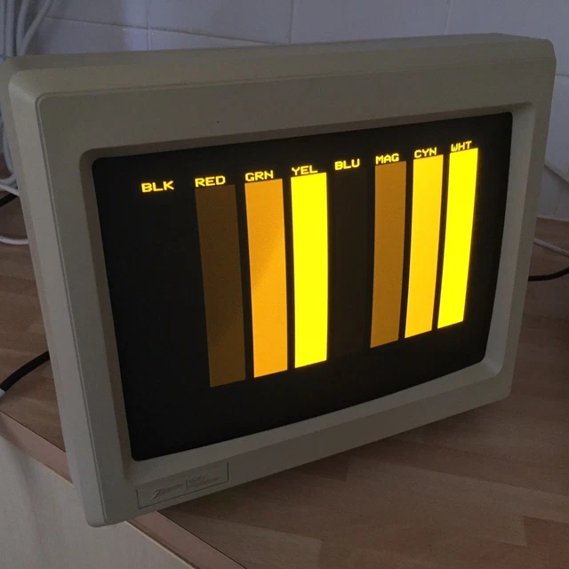 ZENITH DATA SYSTEMS Monochrome Crt Video Monitor £10.50 - PicClick UK