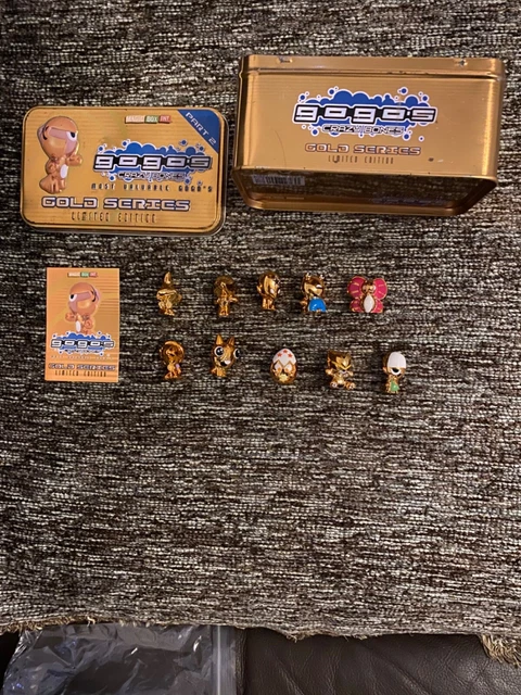 GOGO'S CRAZY BONES Most Valuable Gold Series Part 2 Limited Edition Tin ...