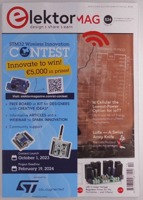 ELEKTOR MAGAZINE SEP/OCT 23 STM32 Wireless Innovation Contest ...