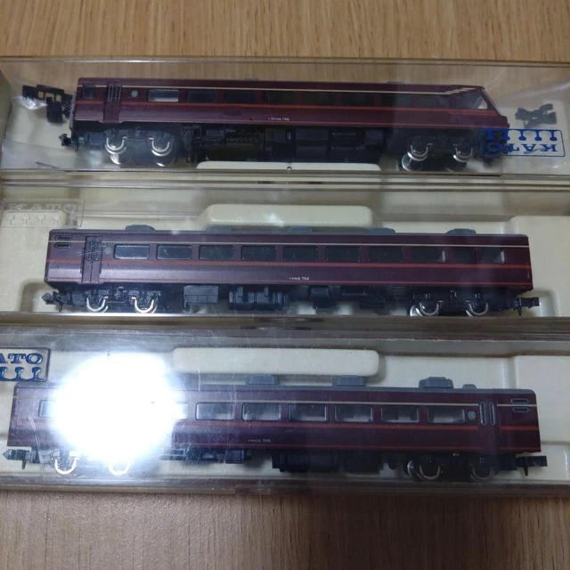 KATO N GAUGE Red Black Passenger Car 3-Car Set Model S5026A Unused ...