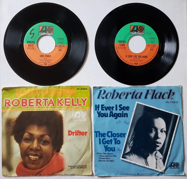 VINYL SINGLE , Roberta Flack, Roberta Kelly,Love Power,If Ever I See ...