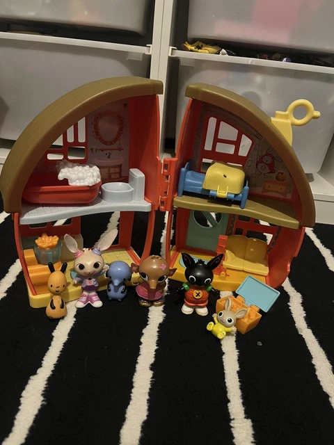 CBEEBIES BING BUNNY House Playset with Bing and Flop Figures, Coco ...