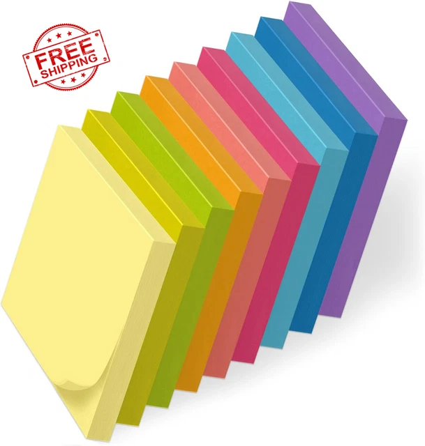POST IT NOTES Pop-Up, Sticky Notes, 3X3 Inches, 9 Pads, Bright Colors ...