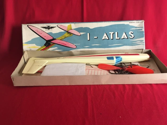 AVIOMODELLI I ATLAS vintage kit rubber engine EUR 139,00 - PicClick IT