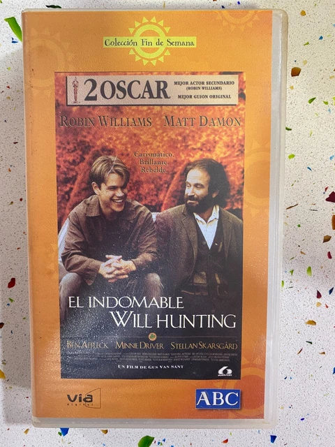 THE INDOMITABLE WILL Hunting VHS Robin Williams Matt Damon ben Affleck ...