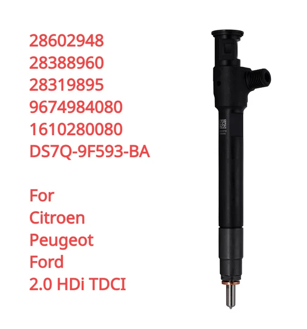 DIESEL FUEL INJECTOR For Delphi Citroen Peugeot Ford 2.0 HDi TDCI 28602948 $498.00 - PicClick CA