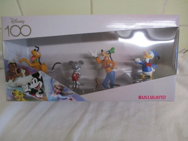 BULLYLAND 15150 - 100 Jahre Disney Jubiläumsset mit Mickey, Pluto, Goofy, Donald EUR 25,00 ...