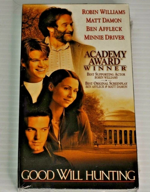 GOODWILL HUNTING VHS Sealed!! 1997 Matt Damon Robin Williams Buena Vist ...