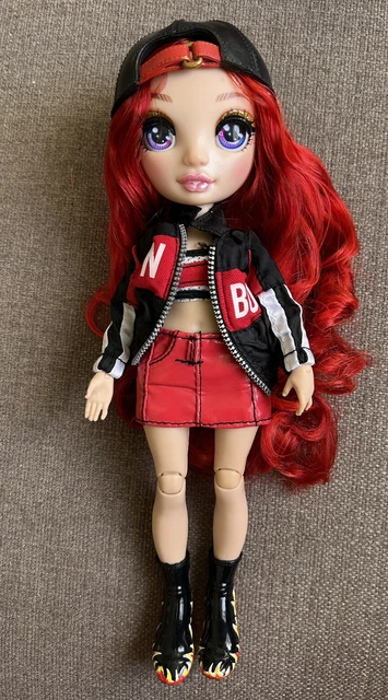 RAINBOW HIGH RUBY Anderson Doll Red Hair Clothes flame boots ballcap £ ...