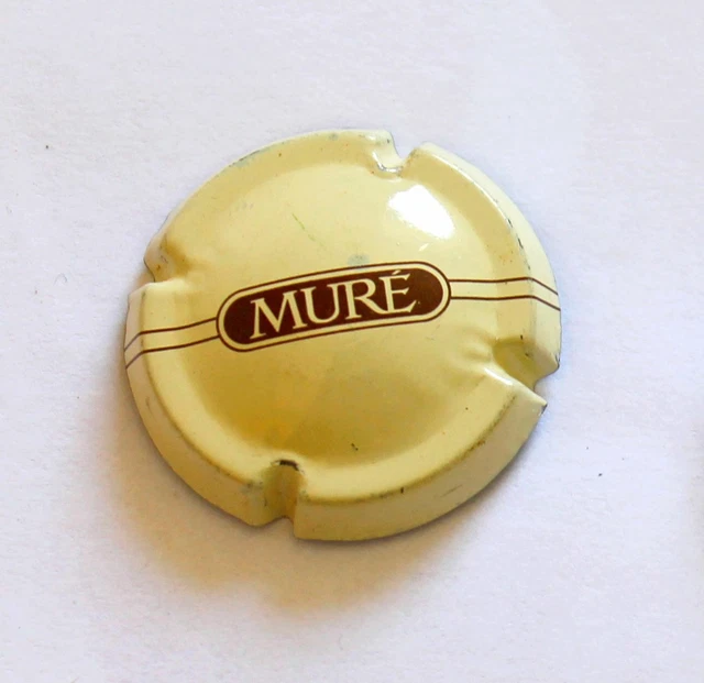 RARE CAPSULE MOUSSEUX - Plaque Muselet Crémant - Muré Creme Et Marron ...