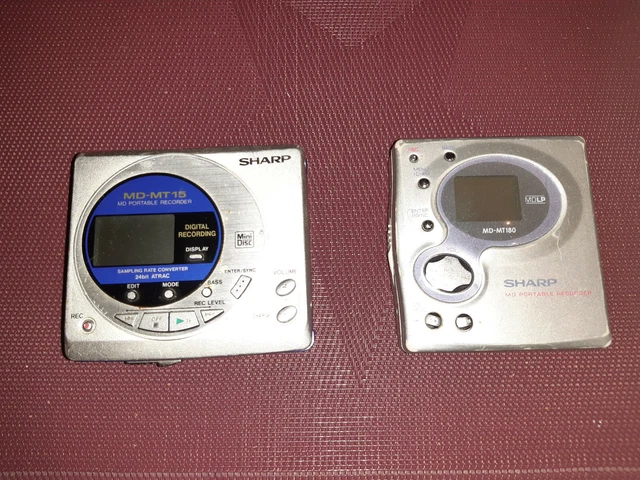 SHARP MD PLAYER MT 15 und MT180 für Bastler EUR 40,00 - PicClick DE