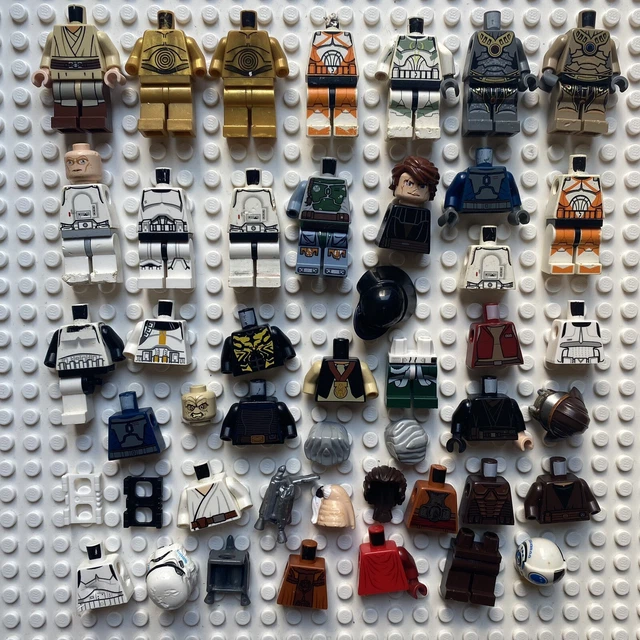 LEGO STAR WARS minifigures bundle job Lot Parts Body Legs Heads $29.61 ...