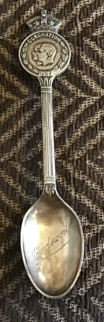 KING GEORGE VI And Queen Elizabeth Coronation 1937 Tea Spoon,James ...